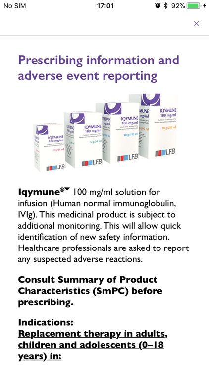 IQYMUNE by LFB BIOMEDICAMENTS