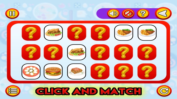 Match the Food for Preschool by Tabs A