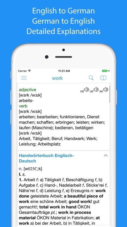 German Dictionary - Dict Box by Xung Le