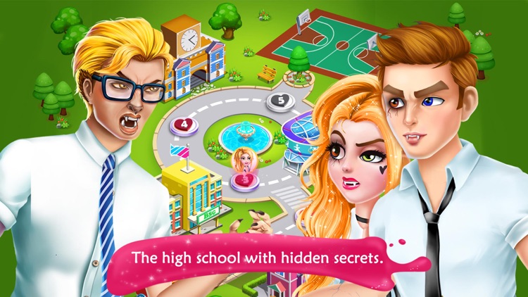 Secret High School 4: Love Triangle by Beauty Salon Games