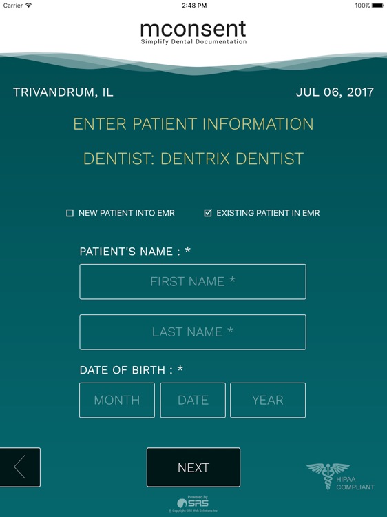 MConsent Dentrix by Srs Websolutions