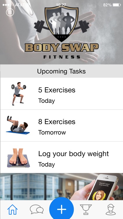 Body Swap Fitness App by Virtuagym.com