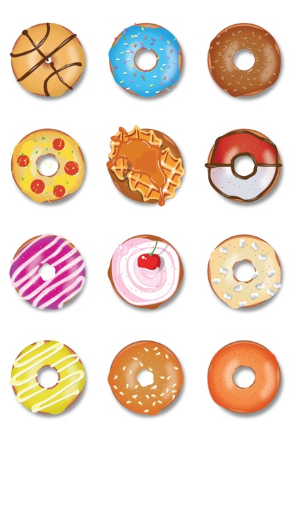 Donuts Stickers by Jeff Bercasio