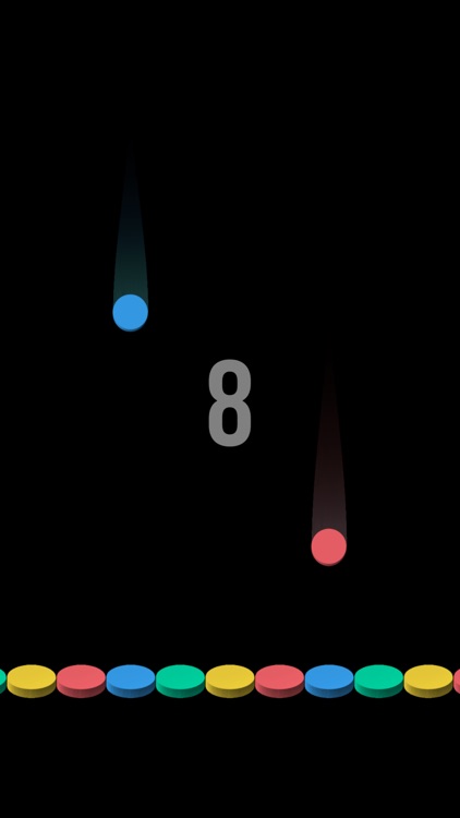 Falling Color Balls by Arnela Zujo