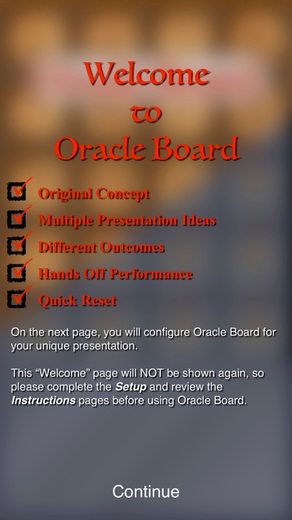 Oracle Board - Magic Prophecy by Larry Powers