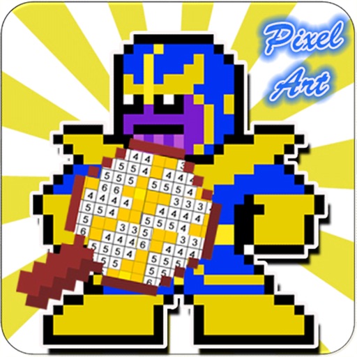 Pixel Art For Superhero by Arunwong Boonkong