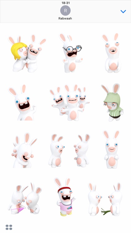 Rabbids Stickers by Ubisoft