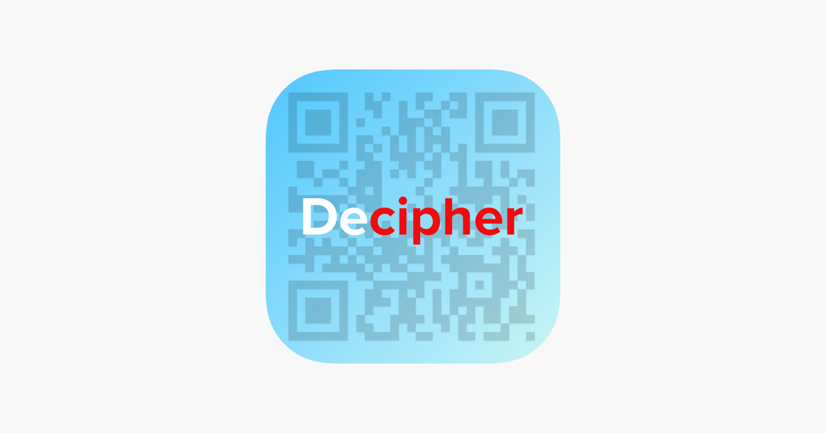 ‎Decipher - QR Code Scanner on the App Store
