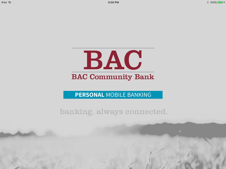 BAC Personal Mobile for iPad by BAC Community Bank