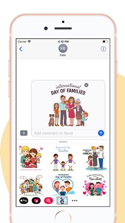 Family Day Together Stickers by Bee Lea Teo