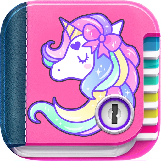 Unicorn Secret Diary With Lock By Nevena Spasic