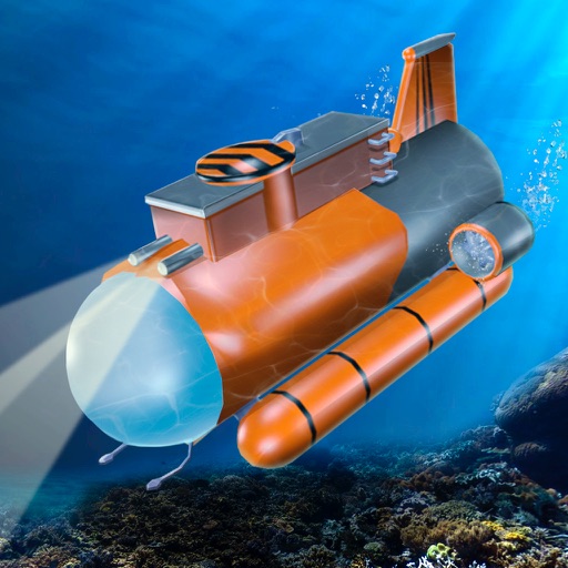 Floating Underwater Submarine by Elena Yashina