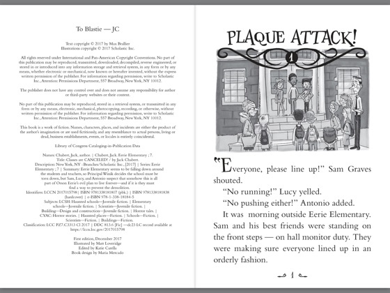 ‎Classes Are Canceled!: A Branches Book (Eerie Elementary #7) on Apple ...