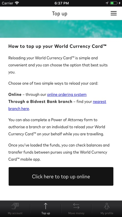 World Currency Card Bidvest by Bidvest Bank Limited