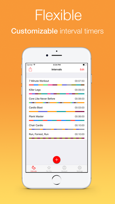 「Intervals Timer - For Pro HIIT & Tabata Training」 - iPhoneアプリ | APPLION