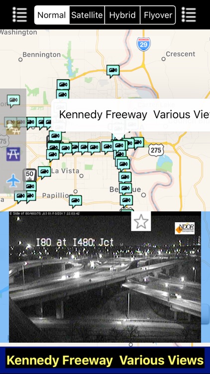 Nebraska NOAA Radar with Traffic Cameras by Jufen Chang