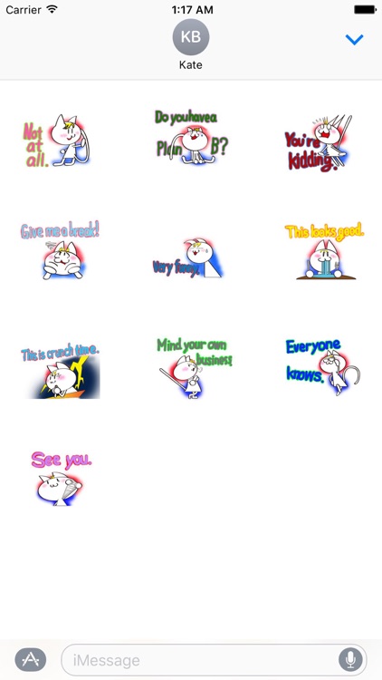 Talking Cat Sticker by Nguyen Hoang