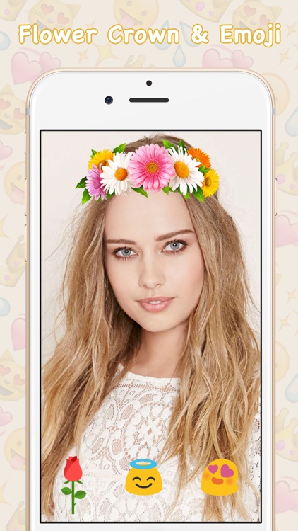 Flower Filters Crown - Collage Photo & Funny Face by Fatima Ouchao