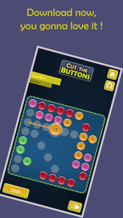 Cut The Buttons Logic Puzzle by Alexandre Perles