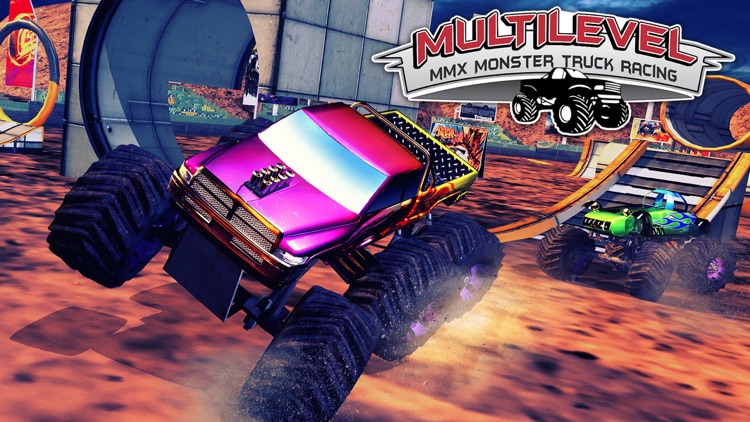 Multilevel MMX Monster Truck Racing by megan rozi