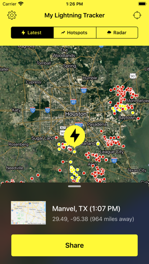My Lightning Tracker & Alerts for iPhone - APP DOWNLOAD