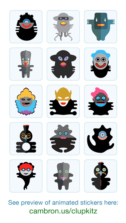 Clupkitz on Planet Earth Vol 1 Stickers by Chris CAMBRON