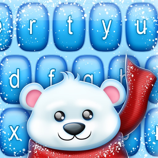 Winter Keyboard Themes: Beautiful Frozen Keypads by Dimitrije Petkovic