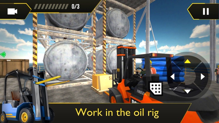 Oil Rig Forklift Simulator 3D by Simulators Live, LLC