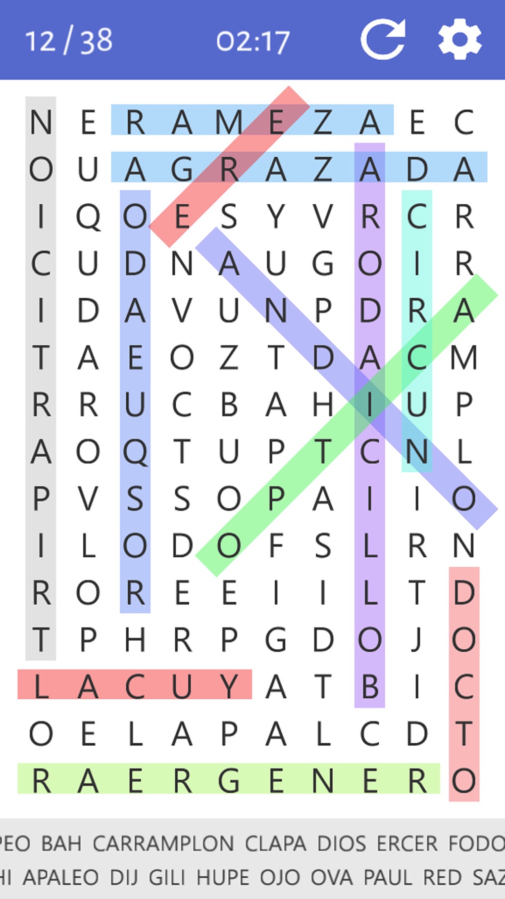 Sopa de Letras Word Search Free Download App for iPhone - STEPrimo.com