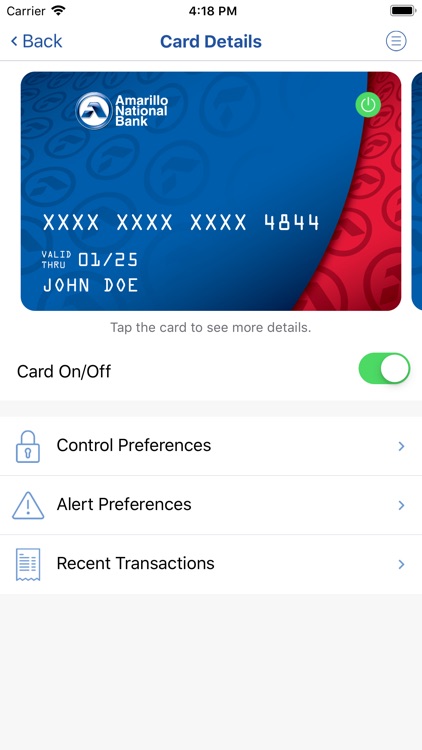 ANB Card Control by Amarillo National Bank