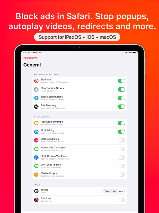 【iOS APP】AdBlock Pro for Safari 為 Safari 而設計的廣告攔截器 | Dr.愛瘋 APP Navi