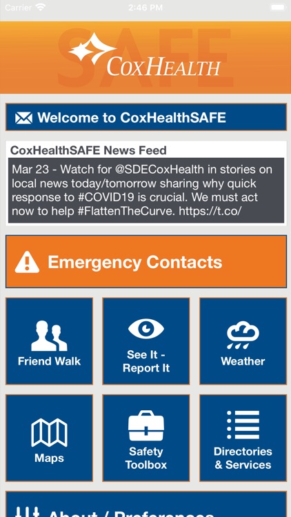 CoxHealthSAFE by Lester E. Cox Medical Centers