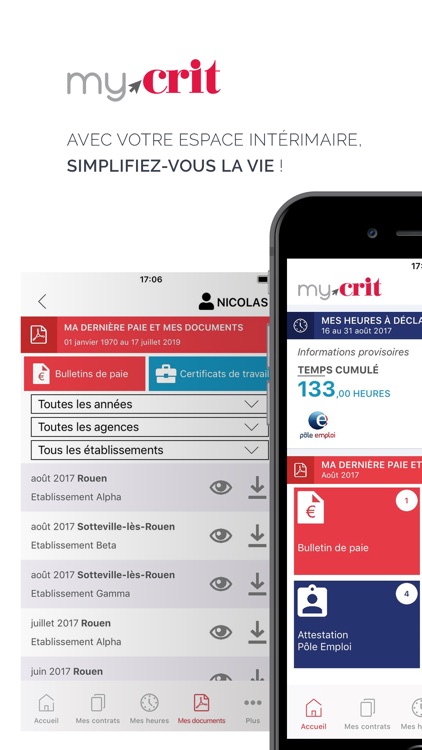 My-Crit - Espace Intérimaire by Crit