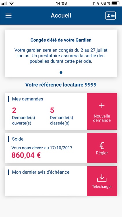 Espace Locataire 3F by IMMOBILIERE 3F