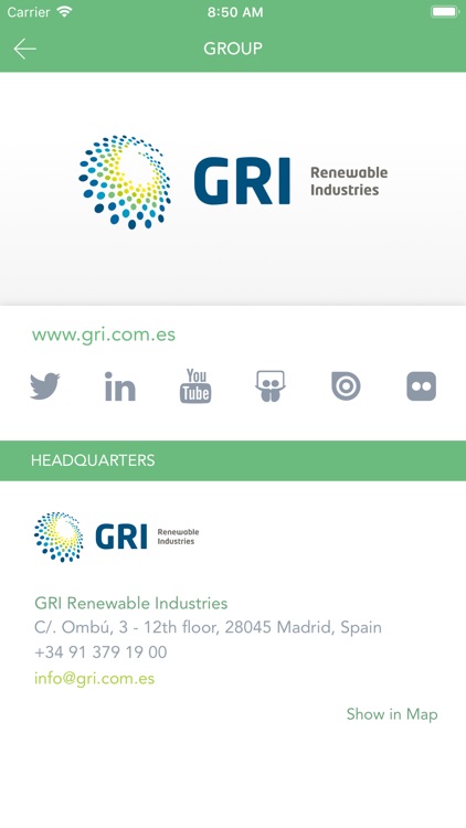GRI Renewable Industries APP by GRI RENEWABLE INDUSTRIES, SLU.