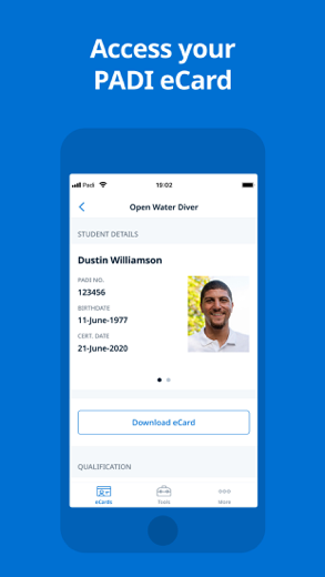 PADI for iPhone - APP DOWNLOAD