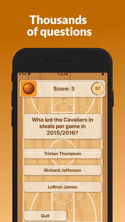 Basketball Stat Trivia by Oludare Balogun