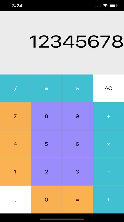 Calculator Turquoise by Vasilisa Lukina