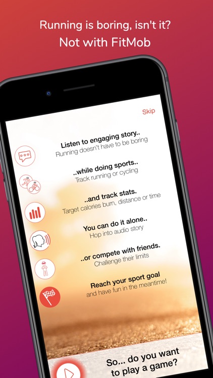 FitMob fitness audio mob game by Piotr Adamczak