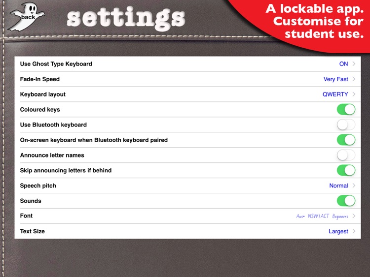 Ghost Type - Typing Tutor by demografix pty ltd