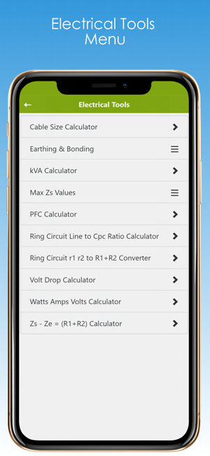 Electrical Tools and Reference - The Electrician's App - Pro Certs Software