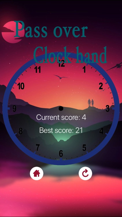 Pass over Clock hand by Bingxin Li