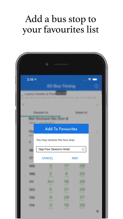 SG Bus Timing App by The Rocket Studio