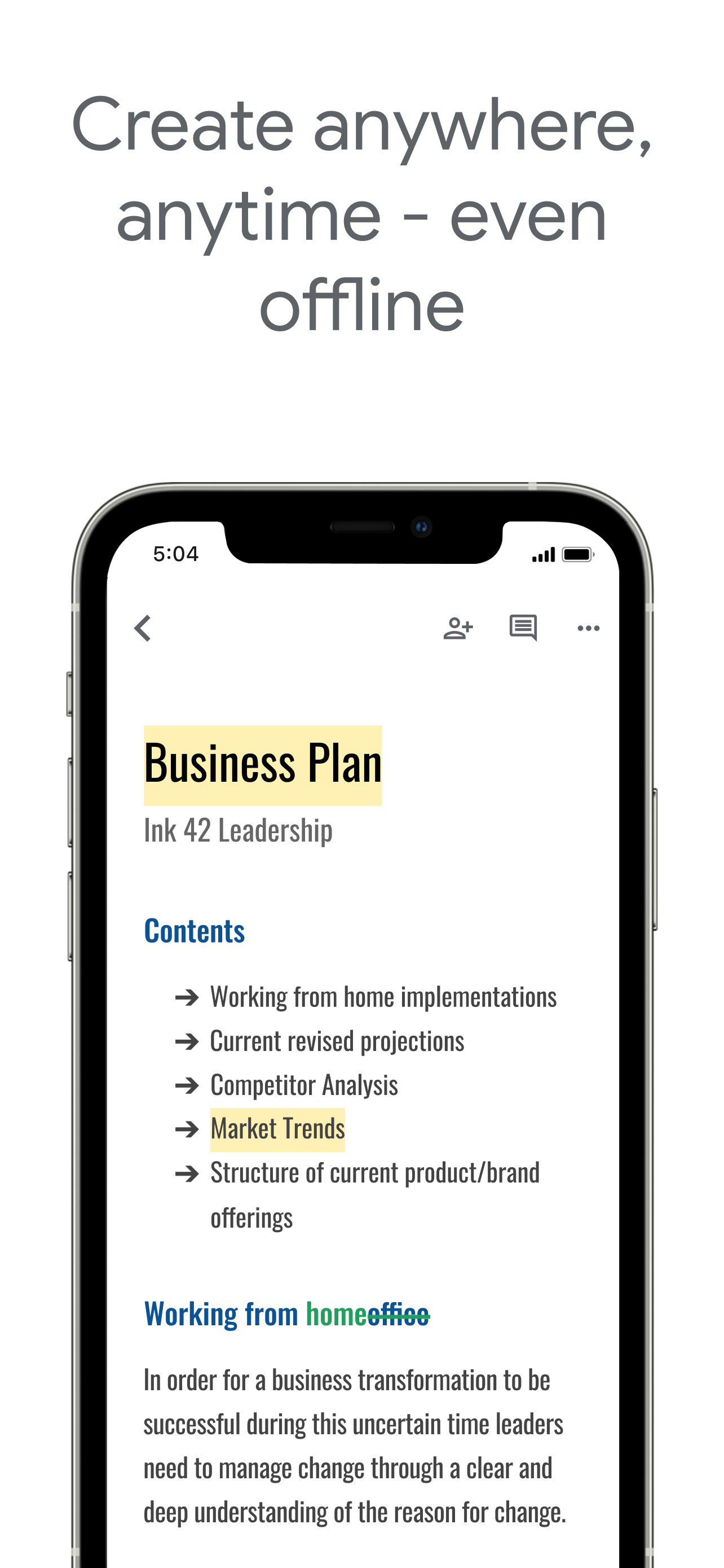 Google Docs: Sync, Edit, Share - Overview - Apple App Store - US