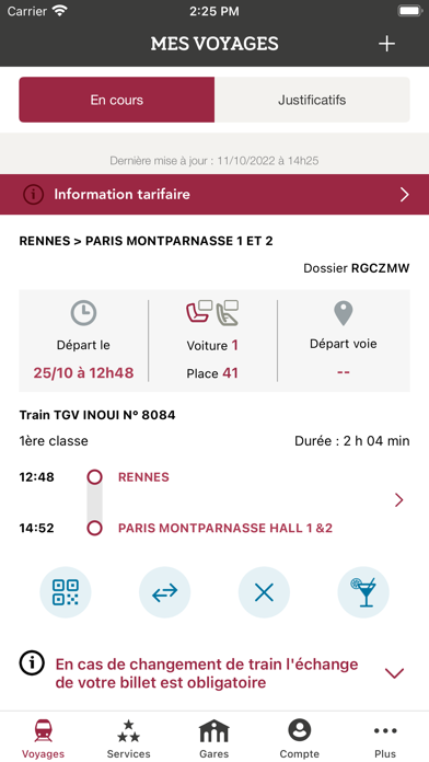 Télécharger TGV INOUI PRO pour iPhone sur l'App Store (Voyages)