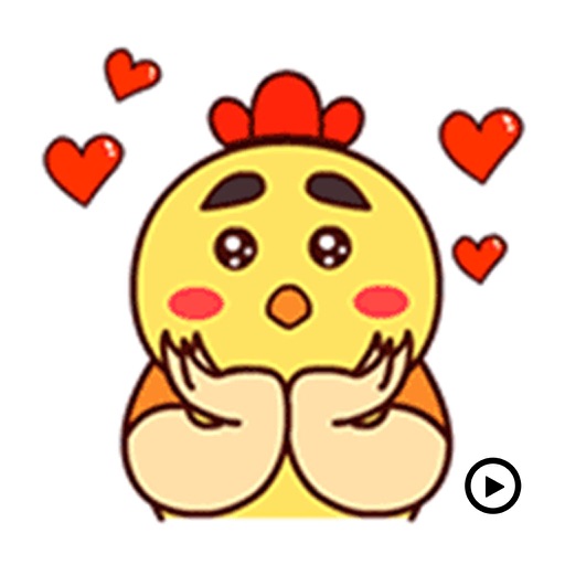 Fat Chicken Animated Stickers V2 By Toan Tran Van