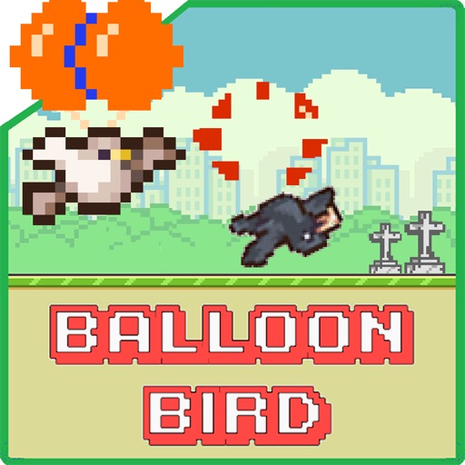 Balloon Bird 8 Bit by Kiet Le