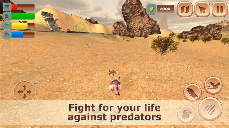 Scavenger Vulture Bird Sim by Natalya Staritsyna