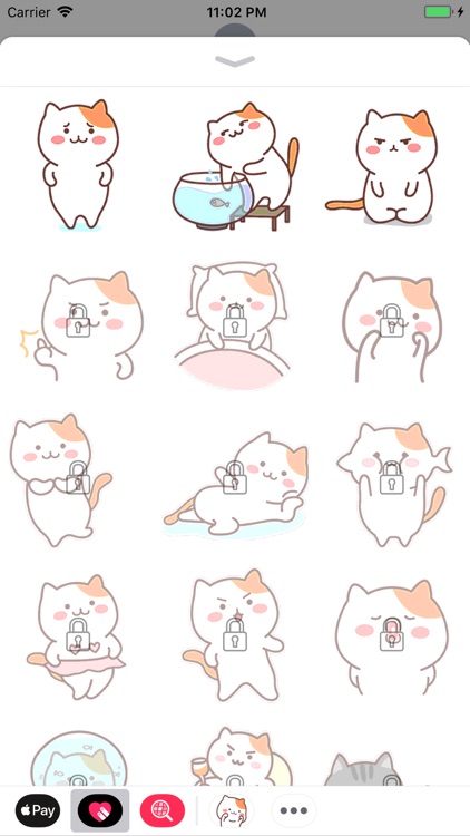 The Kitty Animated Stickers by Maris David