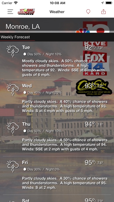 KTVE/KARD Weather for iPhone - APP DOWNLOAD
